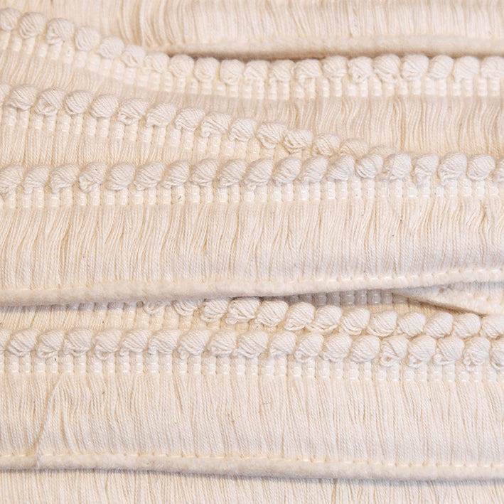 Brush Fringe - Natural Cotton