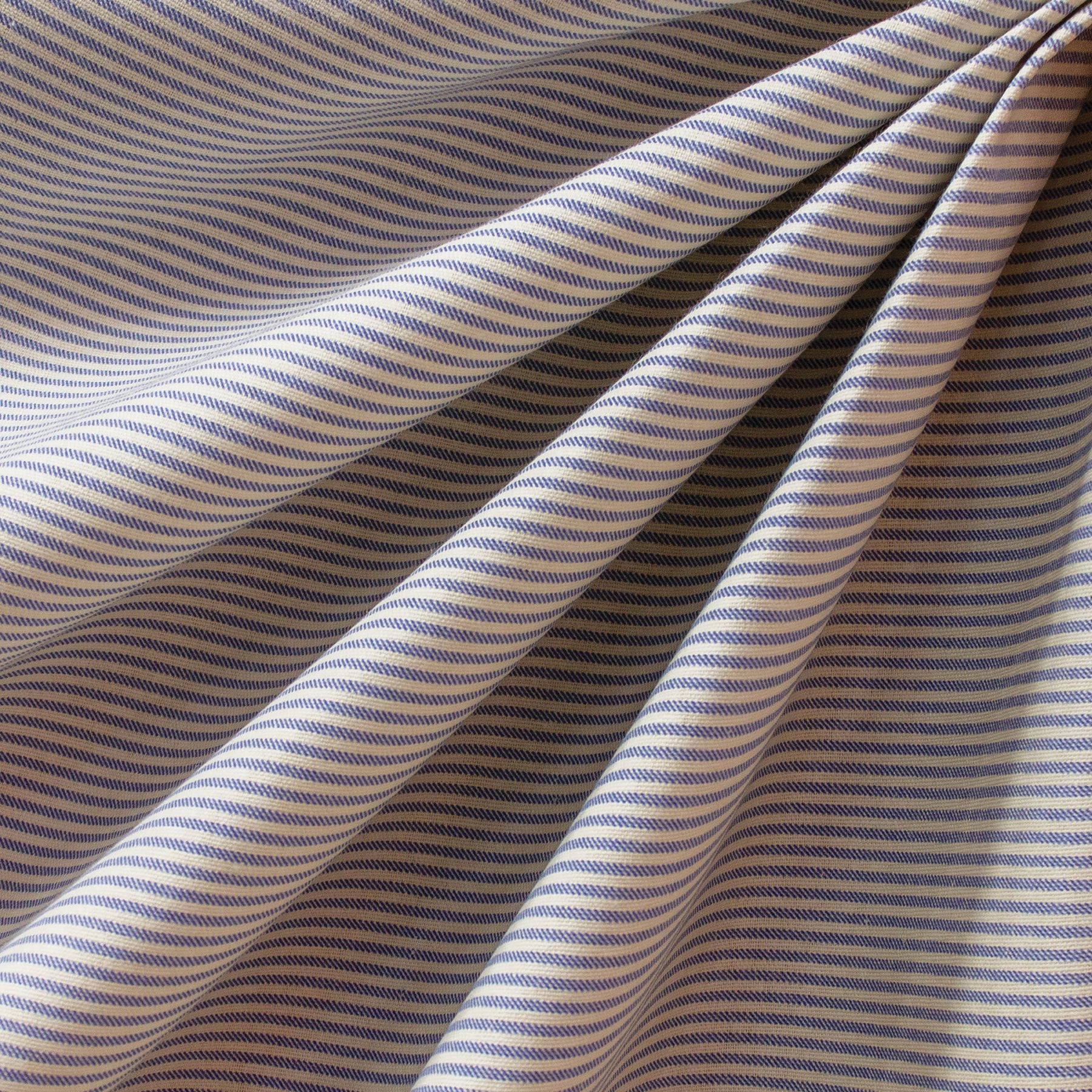 Robin Egg Stripe Cotton Fabric