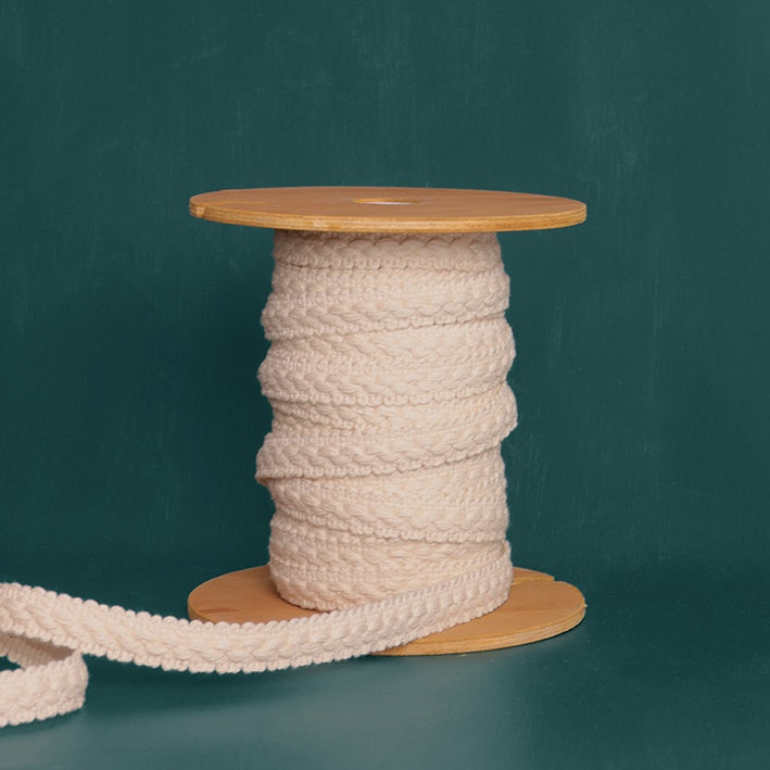 Braided Gimp - Natural Cotton