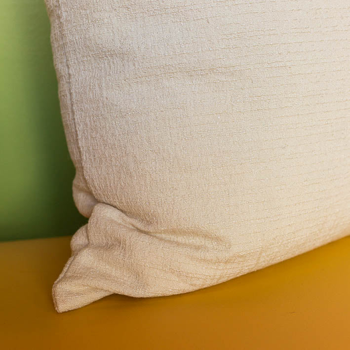 Timberline Wool Cream Cushion 50x50cm – Martha's Furnishing Fabrics